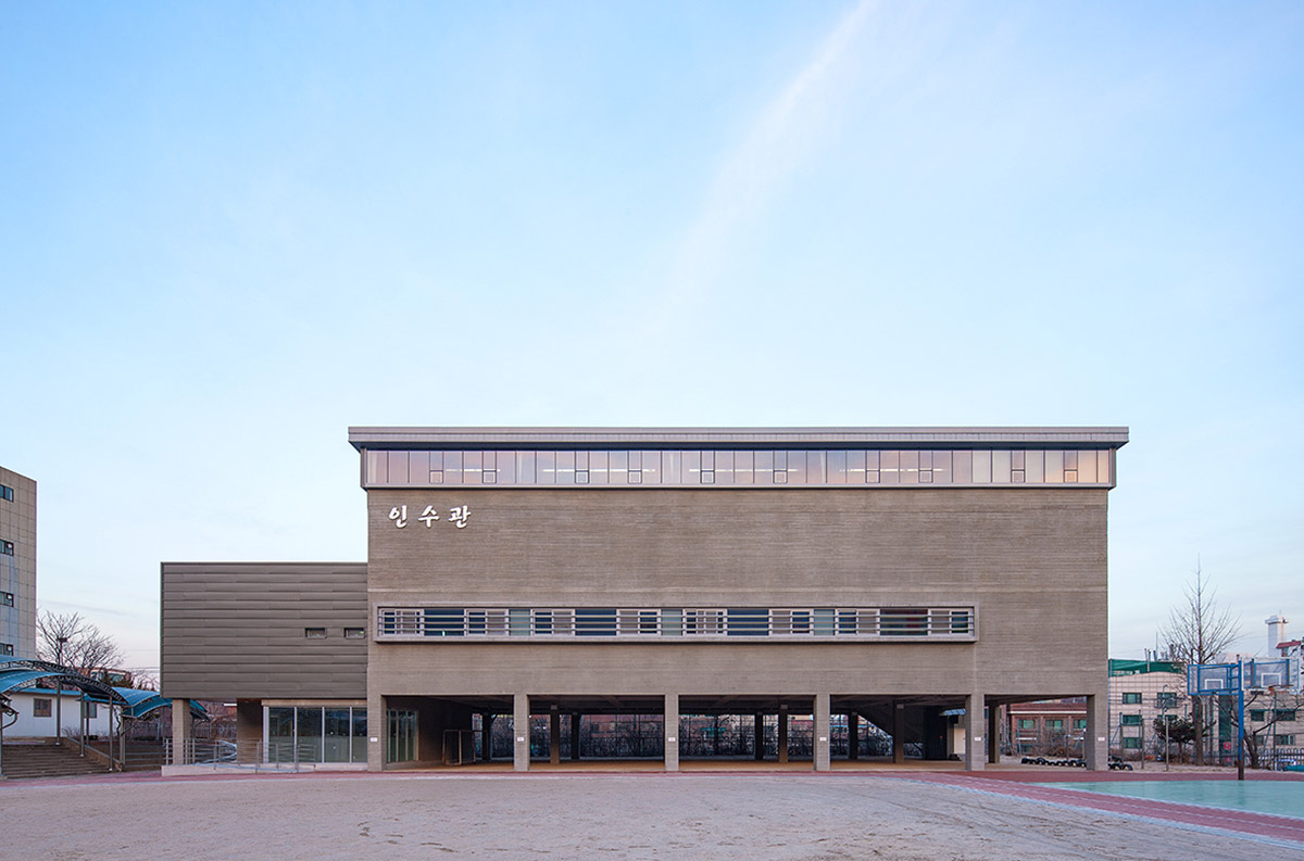 Insu Middle School Gym인수중학교 강당 – ONGODANG architects
